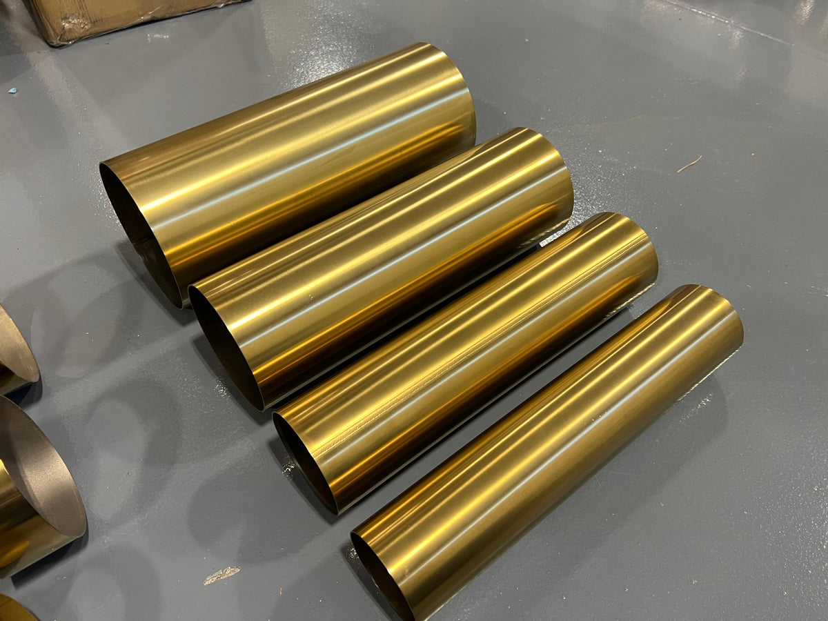 GOLD Straights -12" length - Titanium – TiSS Fab