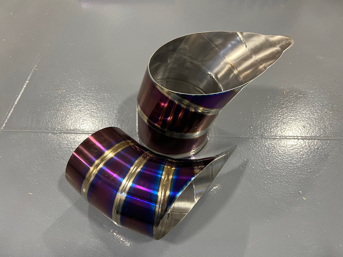 Tear Drop Exit - Purple - Titanium – TiSS Fab