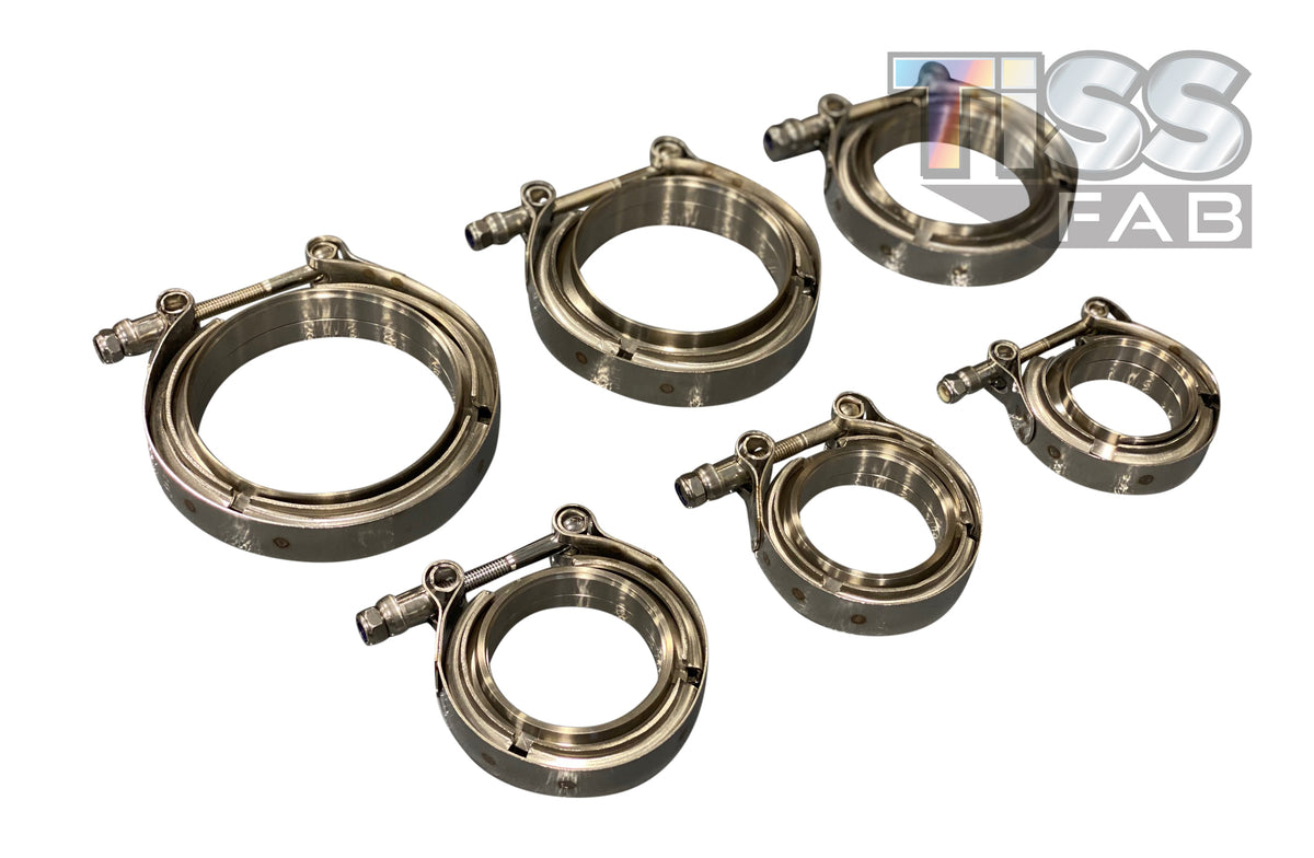 Titanium V-band Assembly - 3.50" – TiSS Fab